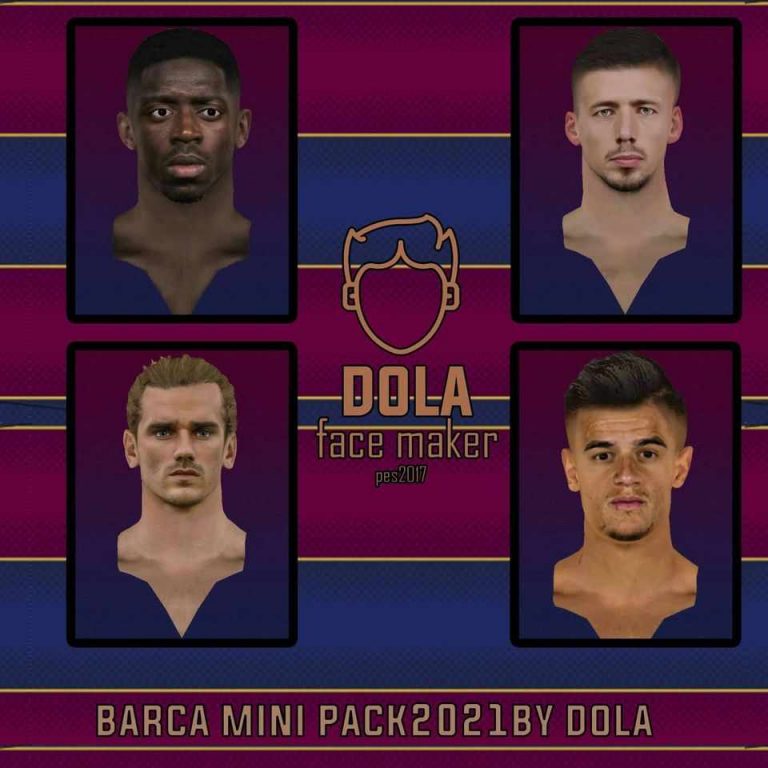 PES 2017 Barca Mini Pack by Dola Facemaker • PESPatchs