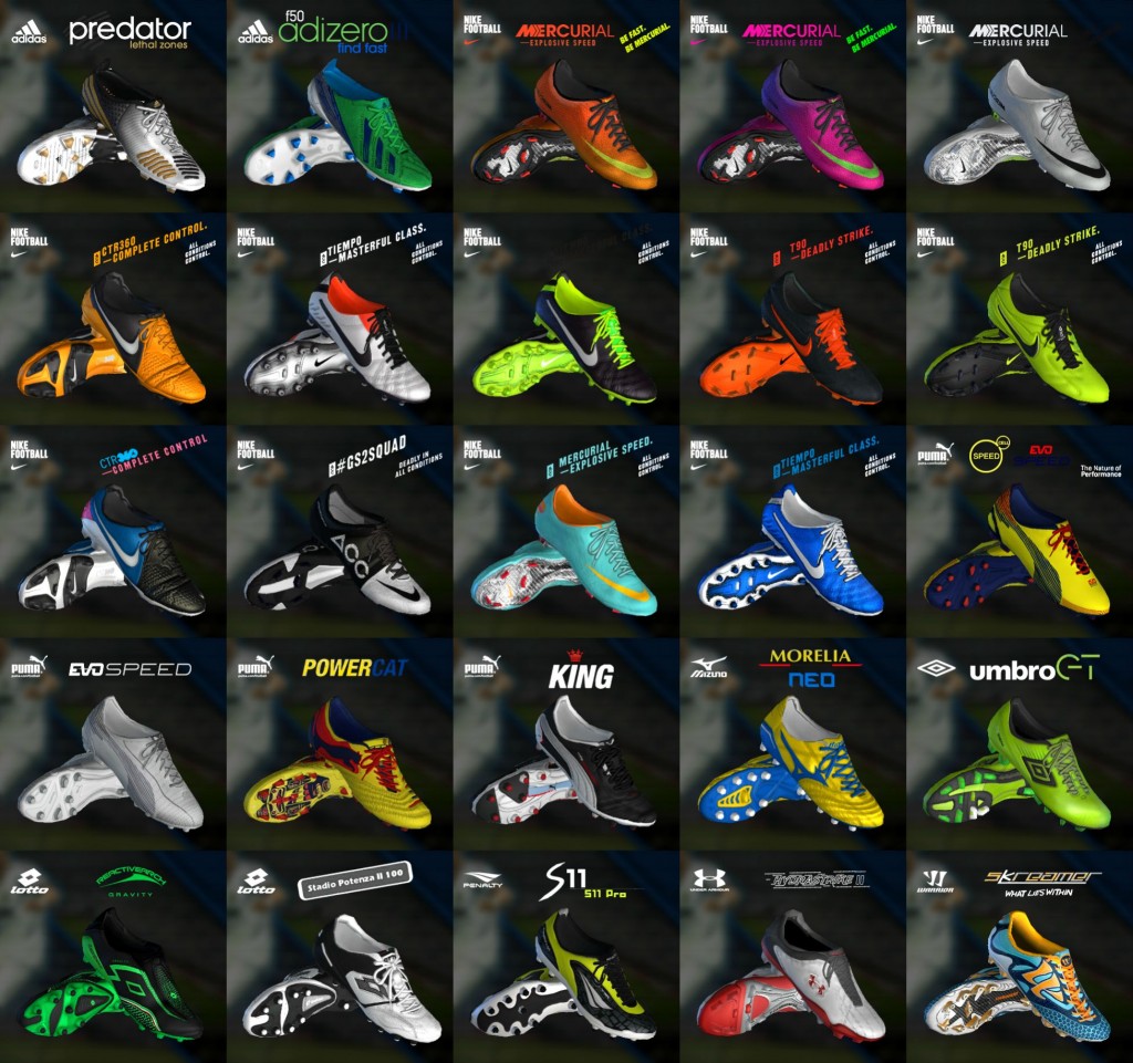 PES 2013 Pack of (81) Boots Pes 13 - V3 Full HD by Nilton1248