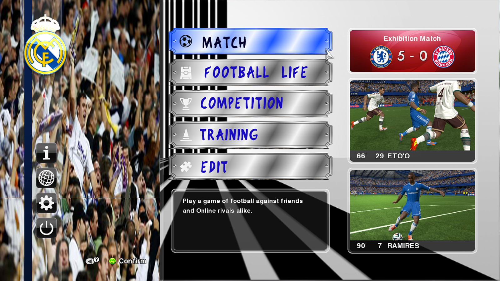 PES 2014 Real Madrid Graphic Mod by Firas Zinou • PESPatchs