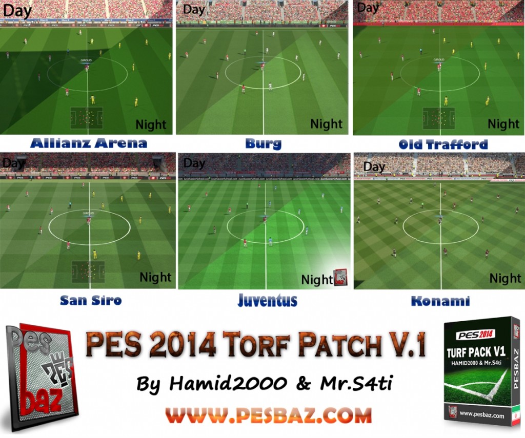 PES 2014 Turf Patch Version 1 • PESPatchs