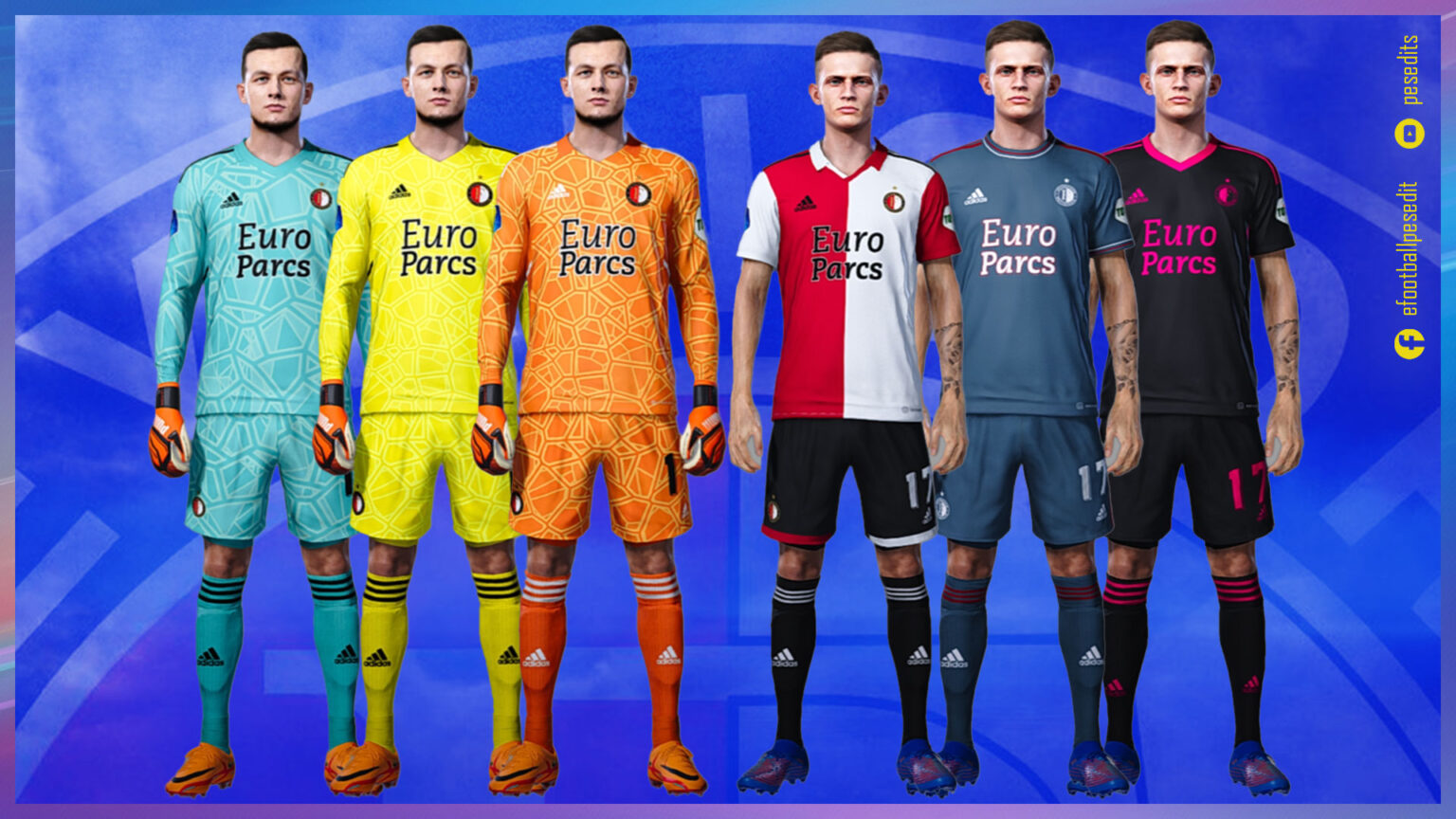 PES 2021 Feyenoord 2022-23 Kit Pack • PESPatchs